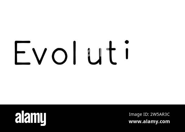 Evolution Handwritten Text Animation in Various Sans-Serif Fonts and ...