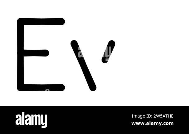 Evil Handwritten Text Animation in Various Sans-Serif Fonts and Weights ...