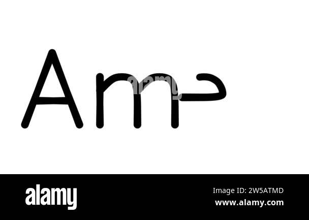 Amen Handwritten Text Animation in Various Sans-Serif Fonts and Weights ...