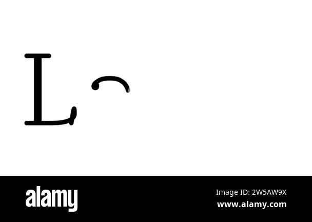 Lama Animated Handwriting Text in Serif Fonts and Weights Stock Video ...