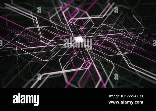 Technology background with circuit board, digital processor of a device ...