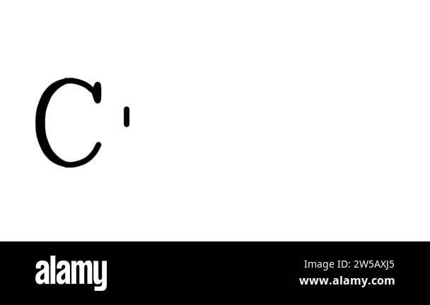 Curve Animated Handwriting Text in Serif Fonts and Weights Stock Video ...