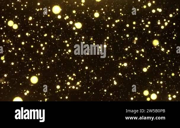 4K Loop Stage Performance music Blinking Lights Board Star golden ...