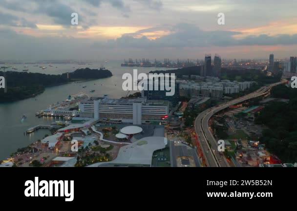 Singapore sentosa island famous mall Stock Videos & Footage - HD and 4K ...