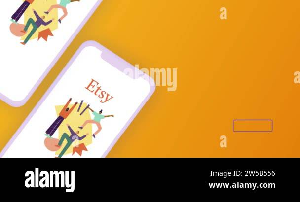 Etsy app logo on Stock Videos & Footage - HD and 4K Video Clips - Alamy