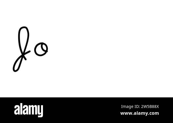 Jordan Decorative Handwriting Animation in Six Cursive and Gothic Fonts ...