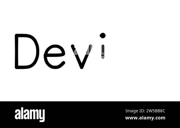 Device Handwritten Text Animation in Various Sans-Serif Fonts and ...