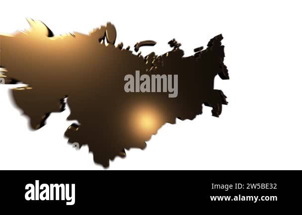 Russia Map Showing Up Intro By Regions 4k animated Russia map intro ...