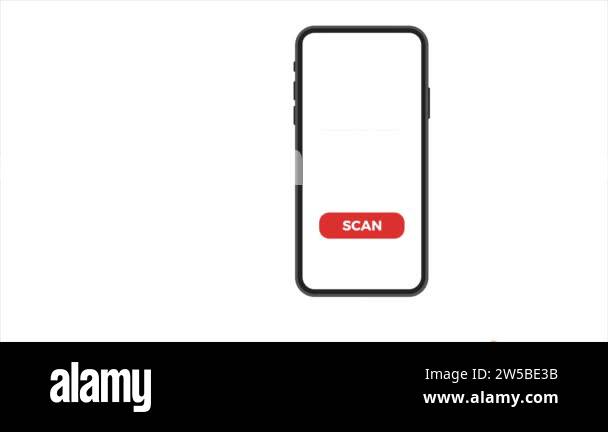 Qr Code Scan To Smartphone Qr Code For Payment Mobile Phone Scanning Qr Code Verification 4k