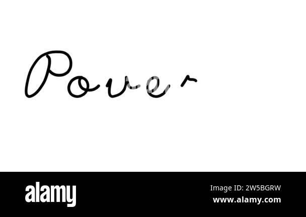 Poverty Decorative Handwriting Animation in Six Cursive and Gothic ...