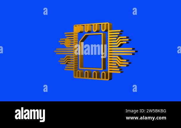 eSIM Embedded SIM card icon symbol concept. new chip mobile cellular ...