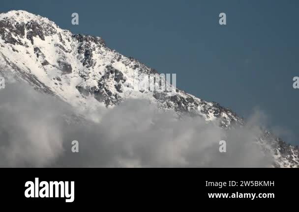 Magnificent and Splendid Mountain Peak Mass.High altitude, rocky ...