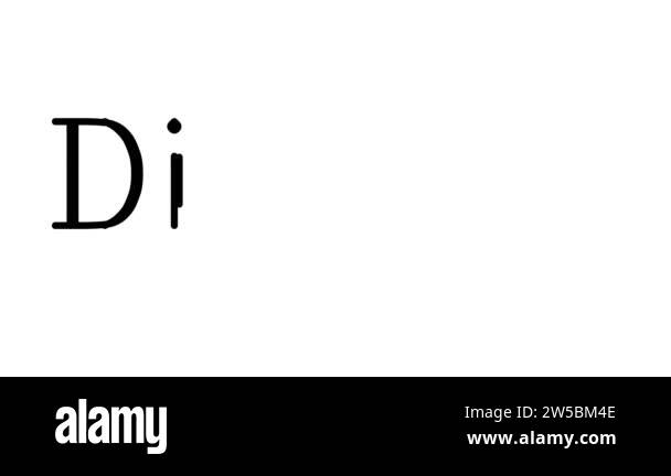 Dinghy Animated Handwriting Text in Serif Fonts and Weights Stock Video ...