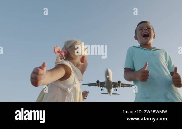 Excited child plane Stock Videos & Footage - HD and 4K Video Clips - Alamy