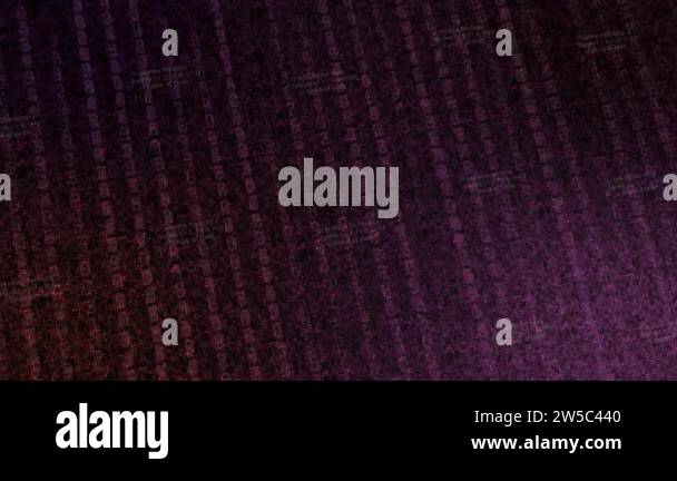 Binary numbers inside computer code. Motion. Hacker background with ...