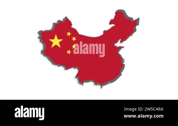 3d animated map showing the state of California from the united state ...