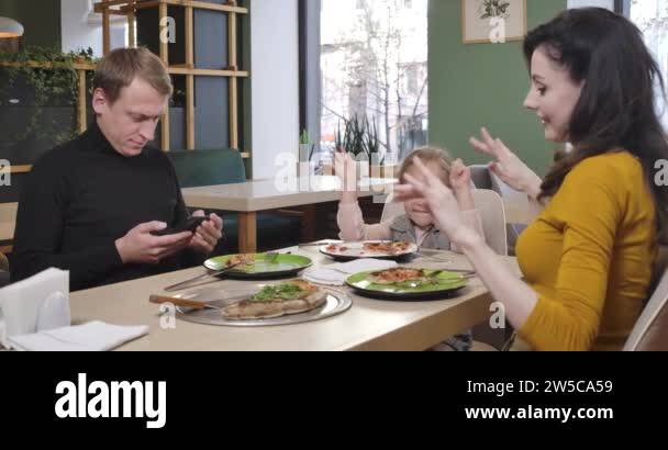 Woman ignoring man restaurant Stock Videos & Footage - HD and 4K Video ...