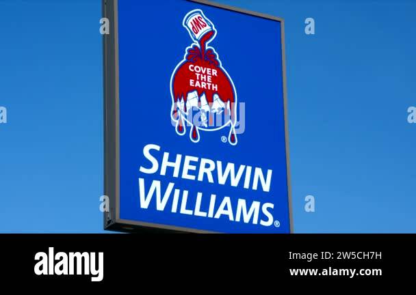 Sherwin williams sign Stock Videos & Footage - HD and 4K Video Clips ...