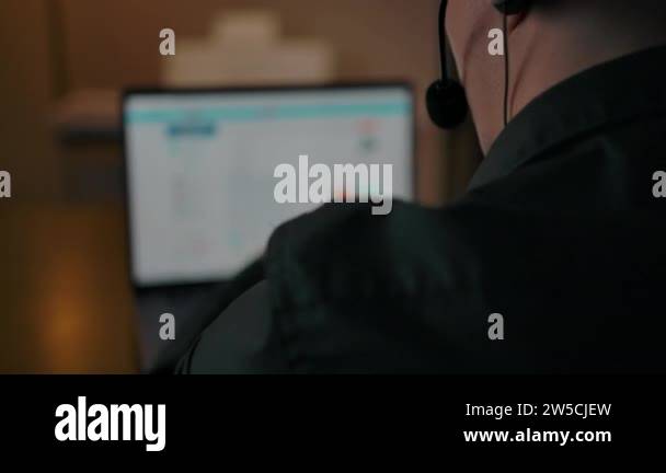 Man behind laptop screen Stock Videos & Footage - HD and 4K Video Clips ...