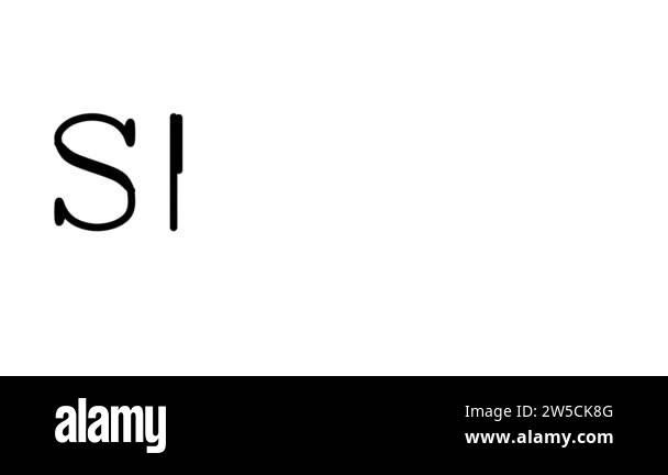 Slinky Animated Handwriting Text in Serif Fonts and Weights Stock Video ...