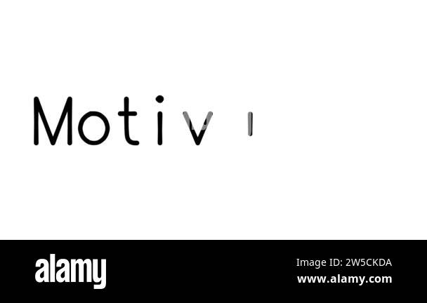 Motivation Handwritten Text Animation in Various Sans-Serif Fonts and ...
