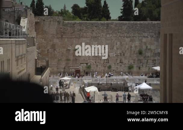 Crowd people praying western wall Stock Videos & Footage - HD and 4K ...