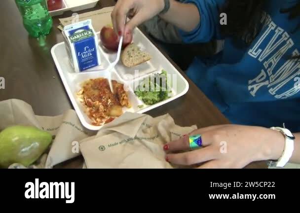 High school students lunch hall Stock Videos & Footage - HD and 4K ...