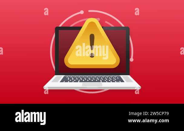 Scam alert. Hacker attack and web security concept, phishing scam ...