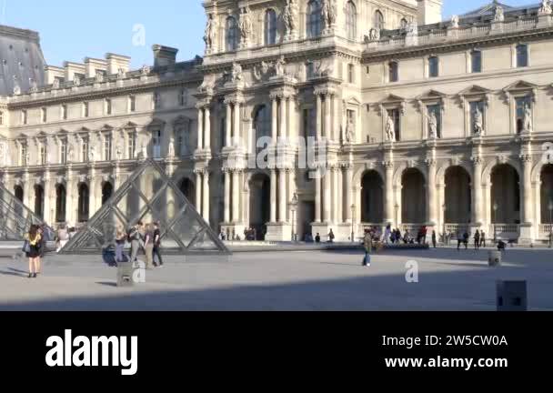 Richelieu wing louvre building Stock Videos & Footage - HD and 4K Video ...