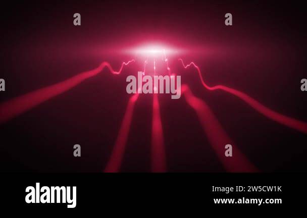 Abstract Waving Lines Fx Background Loop 4k Animation Of An Abstract Background With Fracta