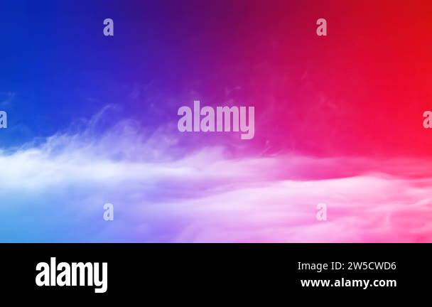 Smokey Fog on Colorful Background 4K Animation Footage. Light Smoke ...