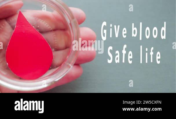 Give blood save life concept Stock Videos & Footage - HD and 4K Video ...