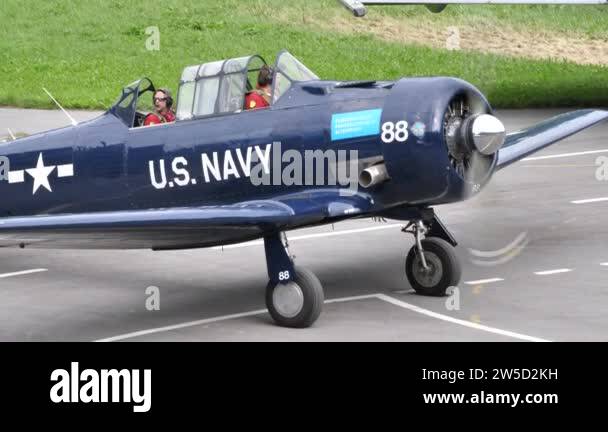 North american harvard trainer aircraft Stock Videos & Footage - HD and ...