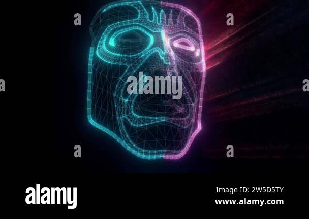 Futuristic Humanoid Robot Face Scanning 4k Stock Video Footage - Alamy