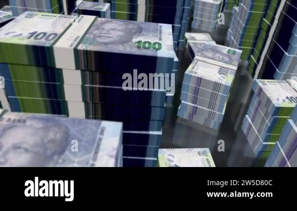 3d stack of south african rand notes Stock Videos & Footage - HD and 4K ...