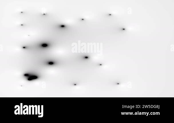 Mask of Blobs Bouncing Between Sides Left Right of Frame Soft Chaos ...