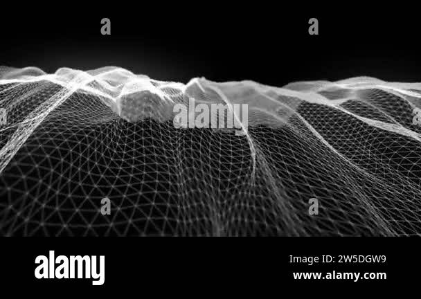 Abstract Low Polygons Shapes Background Fractal Loop/ 4k animation of ...