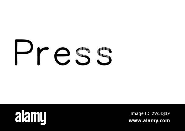 Pressure Handwritten Text Animation in Various Sans-Serif Fonts and ...