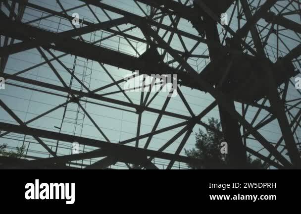 Chernobyl, camera tracks along side of Duga-1 radar station revealing ...