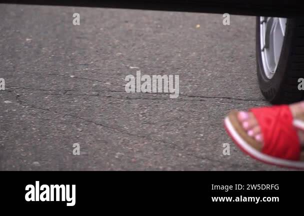 Female toes car Stock Videos & Footage - HD and 4K Video Clips - Alamy