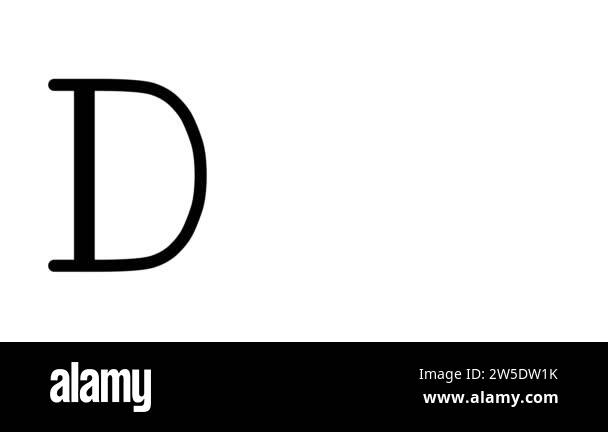 DNA Animated Handwriting Text in Serif Fonts and Weights Stock Video ...