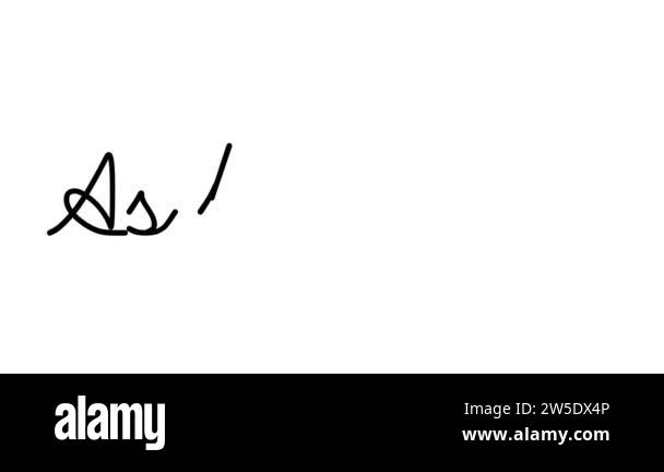 Asteroid Decorative Handwriting Animation in Six Cursive and Gothic ...