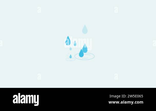 water drop animation, water dripping constantly animated, raindrop ...