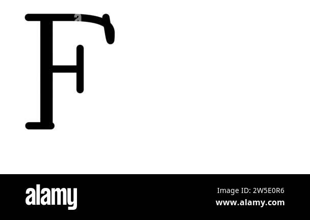 Fly Animated Handwriting Text in Serif Fonts and Weights Stock Video ...