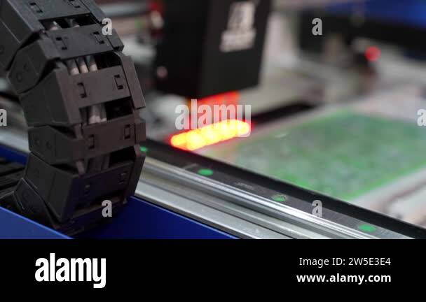 Modern robotic equipment production microchips Stock Videos & Footage ...