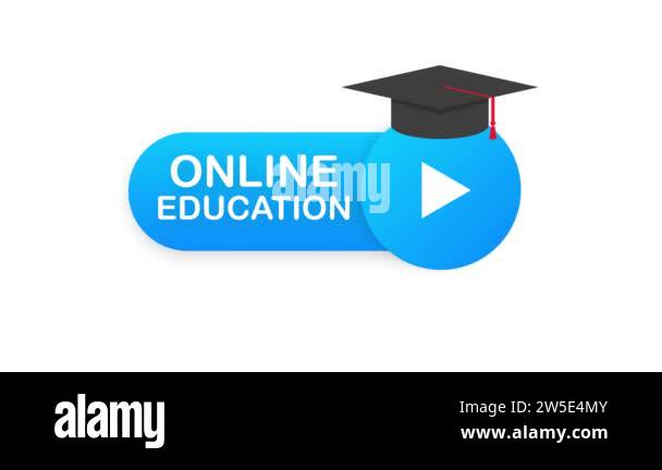 Online education concept design for website banner Stock Videos ...