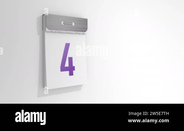 3d rendering calendar Stock Videos & Footage - HD and 4K Video Clips ...
