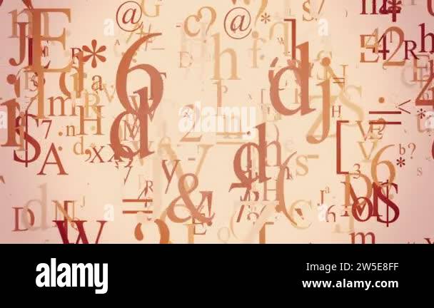Abstract letters Stock Videos & Footage - HD and 4K Video Clips - Alamy