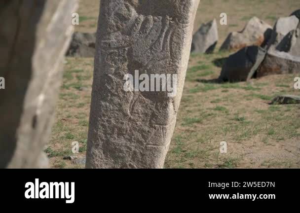 Deer stones are ancient megaliths carved with symbols.The name comes ...