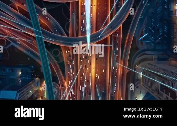 Autonomous Vehicles Cars Next Generation GPS Satellite Connection 5G ...